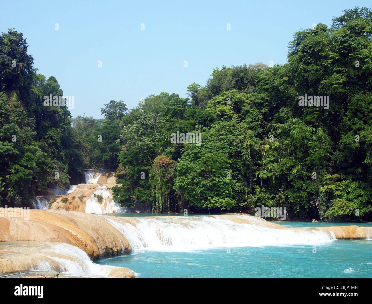 Agua Azul waterfalls in Mexico Stock Photo - Alamy