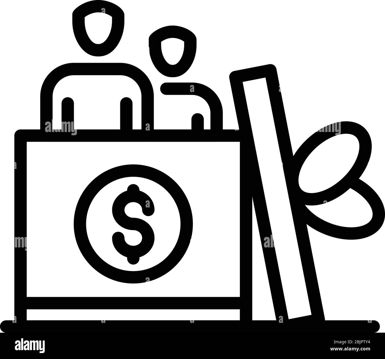 Quality product manager icon, outline style Stock Vector Image & Art ...