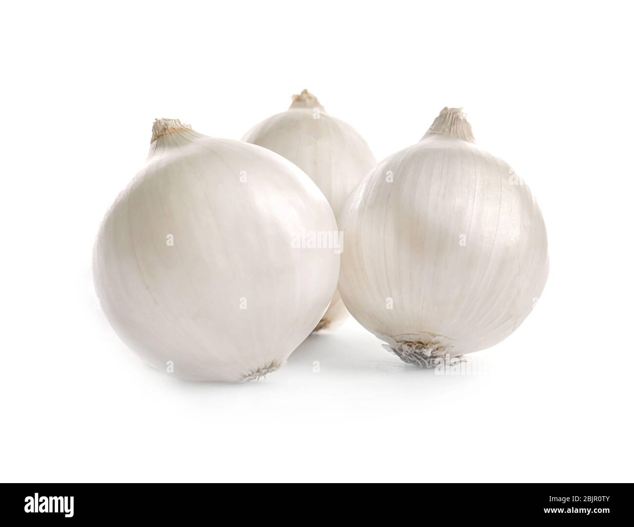Fresh raw onion on white background Stock Photo - Alamy