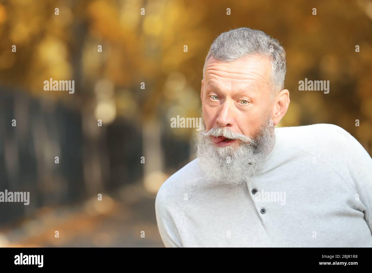 Senior middle age man funny hi-res stock photography and images - Alamy
