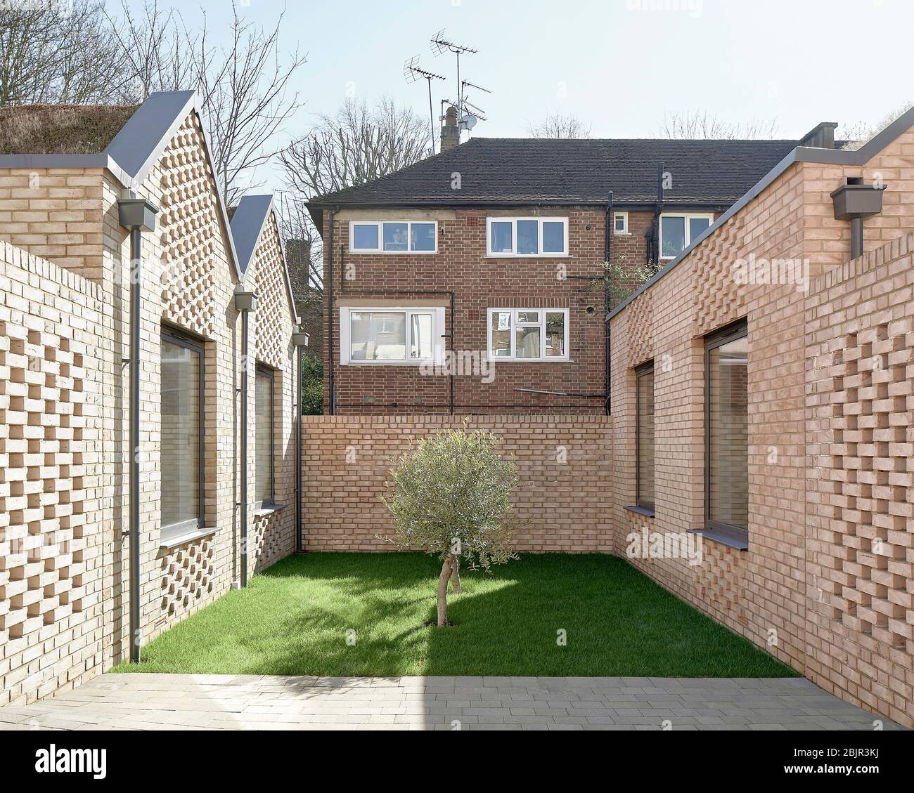 The courtyard and it's green space in the building complex. Spencer ...