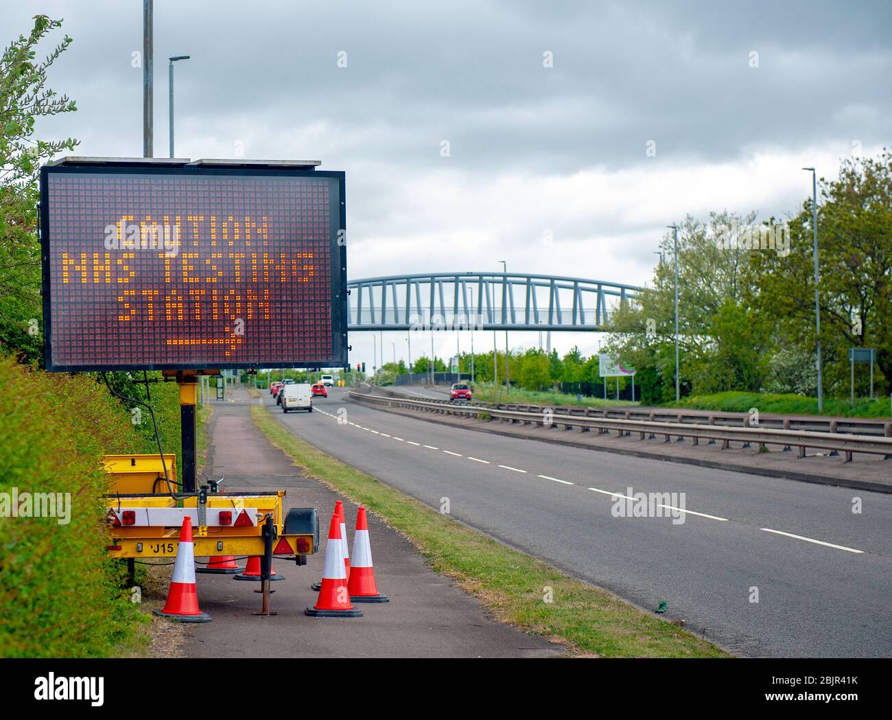 Life under coronavirus Covid-19 pandemic lockdown: NHS testing station ...