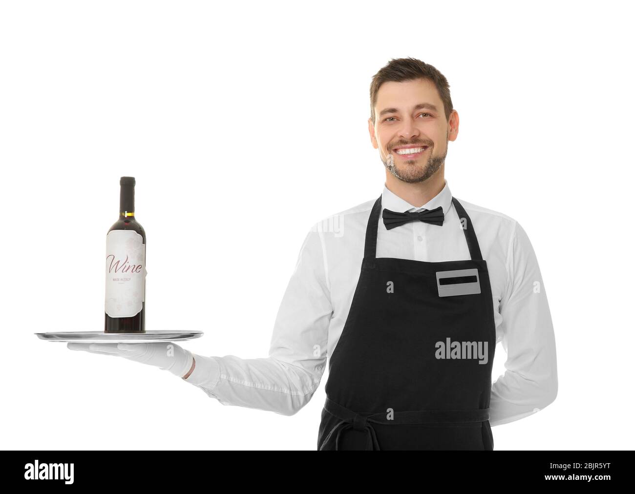 Professional waiter holding silver hi-res stock photography and images ...