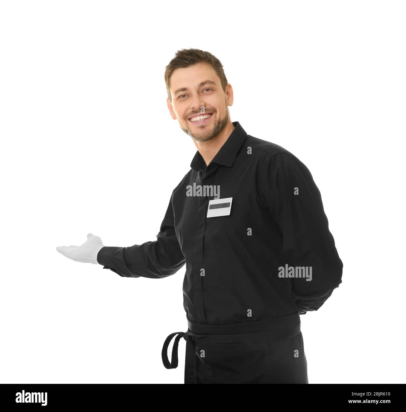 Hand gesture cafe waiter hi-res stock photography and images - Alamy