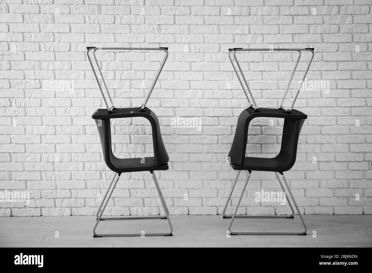 Cozy brick house Black and White Stock Photos & Images - Alamy