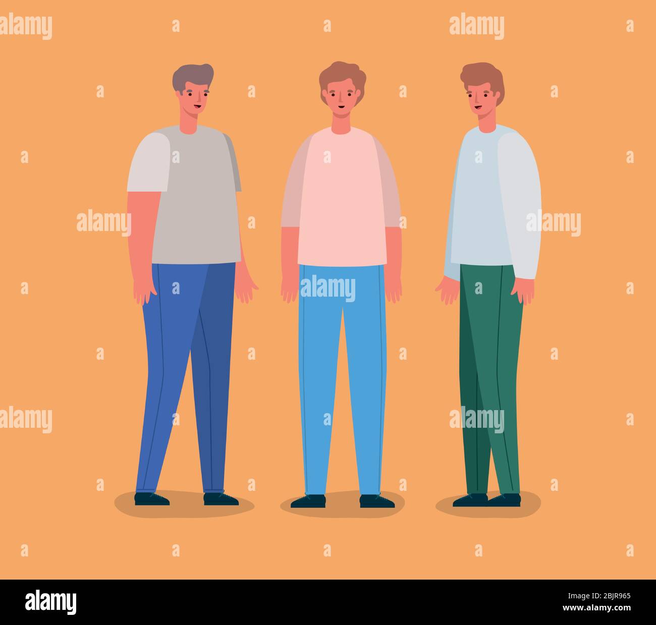 Men avatars cartoons vector design Stock Vector Image & Art - Alamy