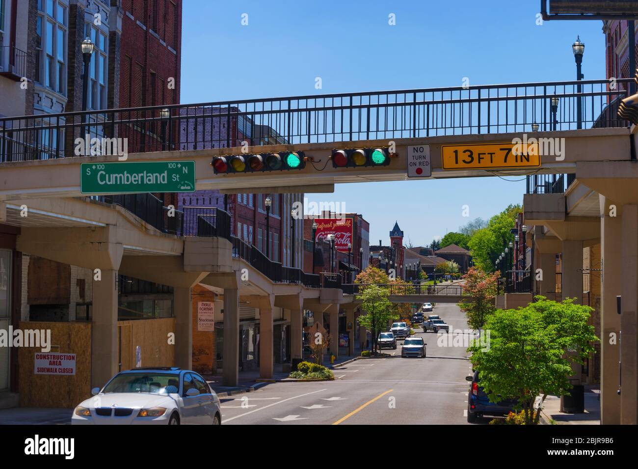 Morristown, Tennessee, USA - April 14, 2020: Morristown settled in 1787 ...