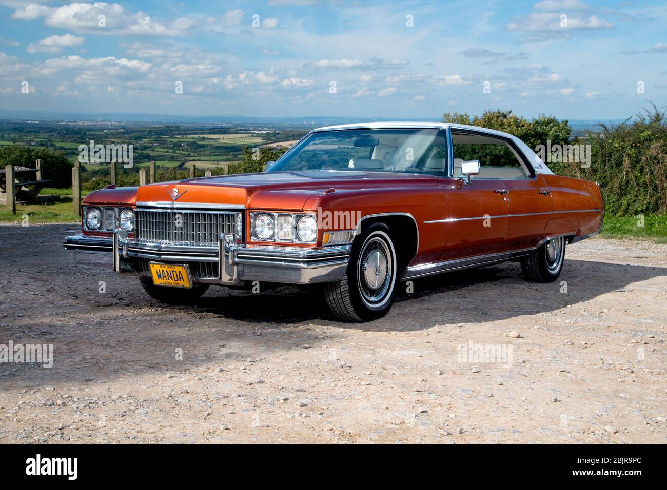 1973 Cadillac Sedan DeVillle classic American luxury car Stock Photo ...