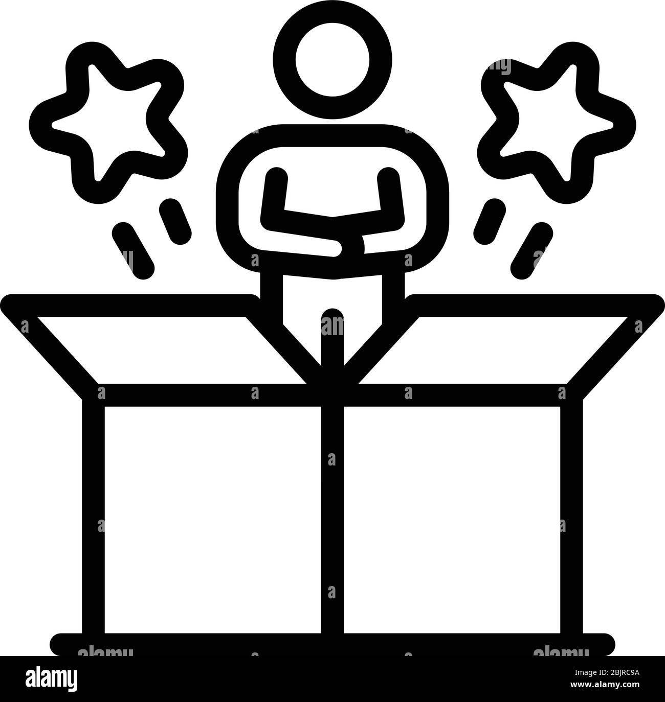 Manager supply icon outline hi-res stock photography and images - Alamy