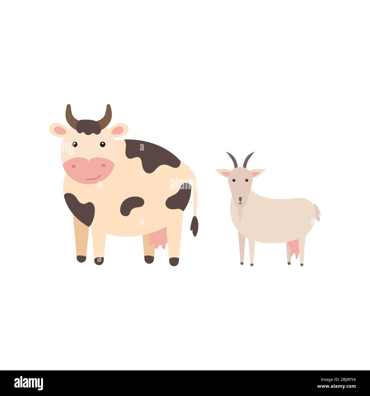 Black neck goat Stock Vector Images - Alamy