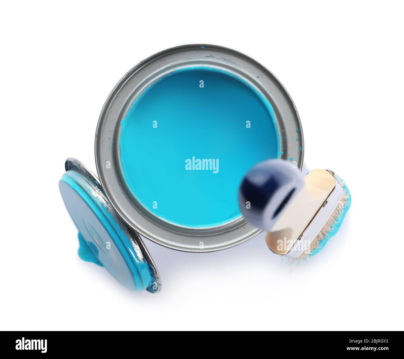 Paint lid top view hi-res stock photography and images - Alamy