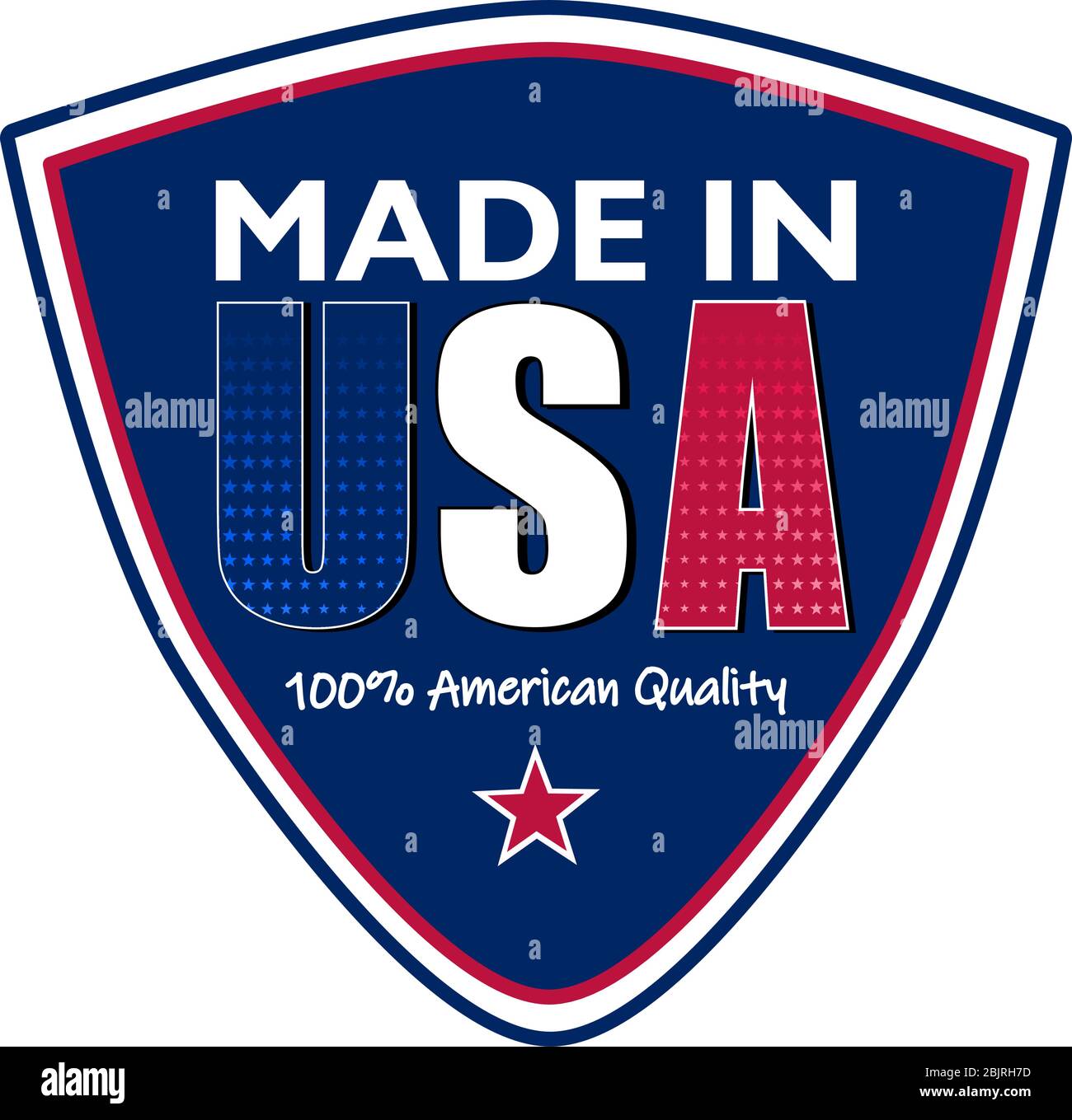 American made sticker hi-res stock photography and images - Alamy