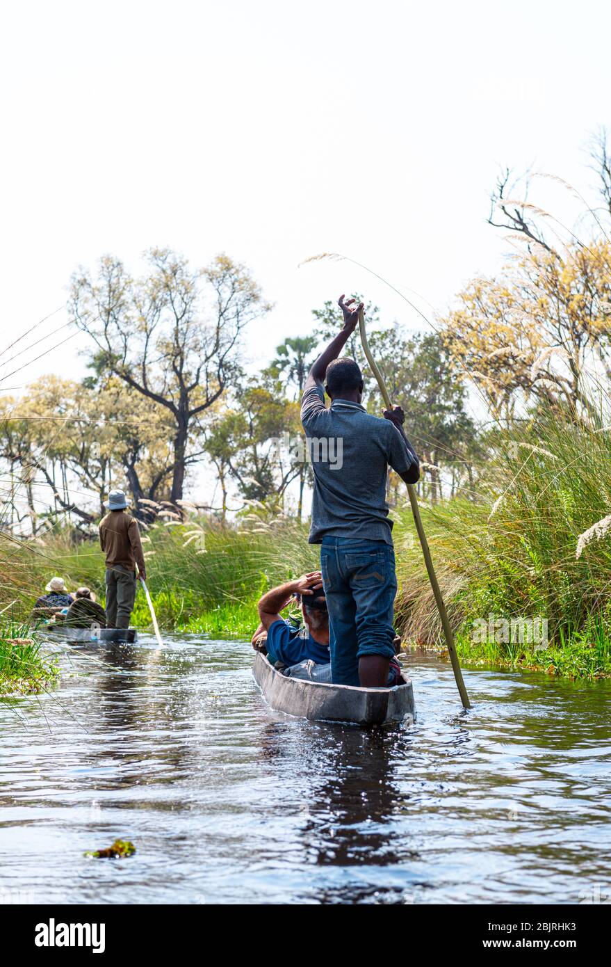 Makoro boats hi-res stock photography and images - Alamy