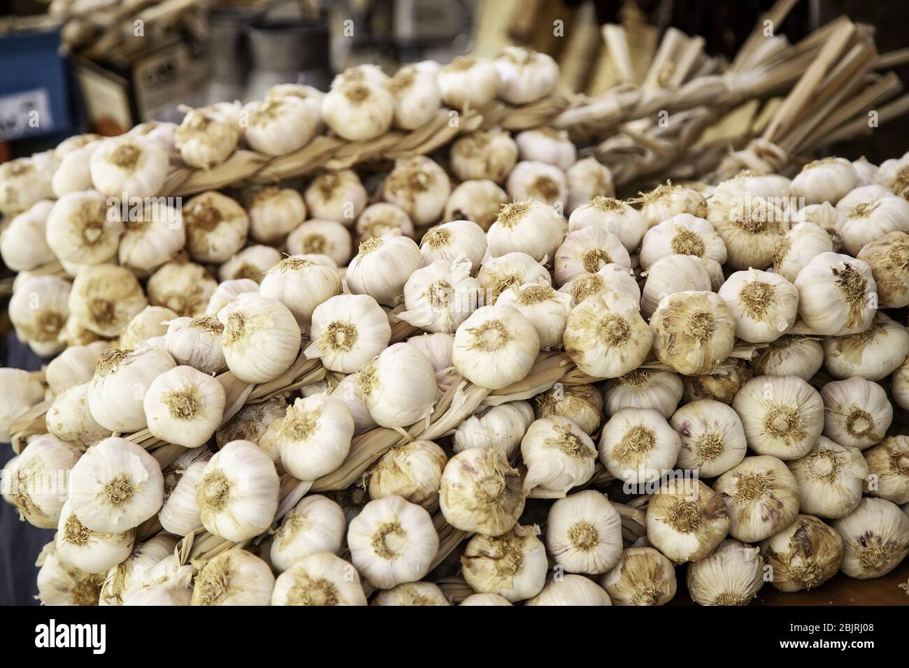 Dried garlic dredge, ingredient and seasoning detail, vegetable Stock ...
