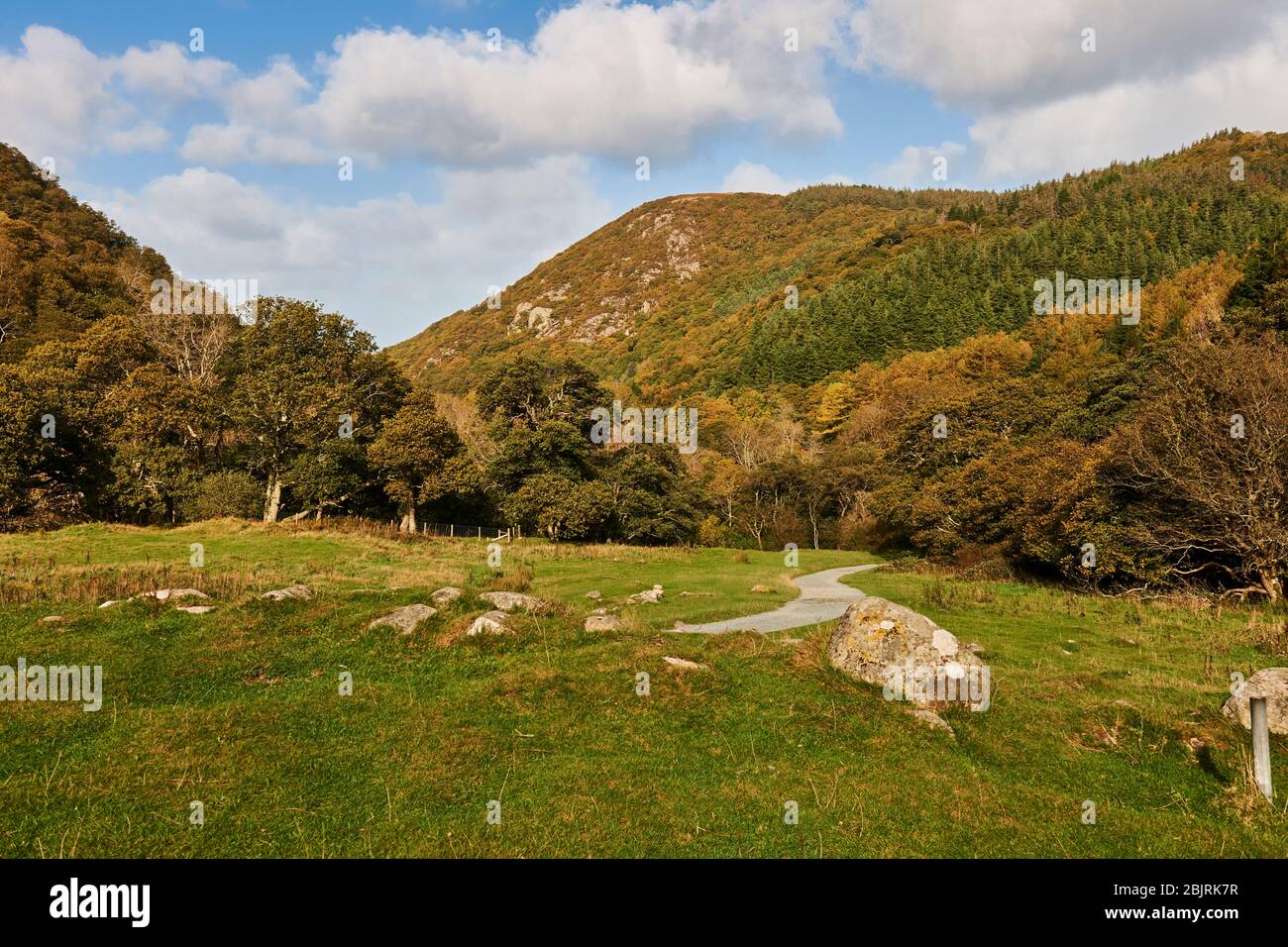 Waterfalls in Aber Valley, North Wales, United Kingdom Stock Photo - Alamy