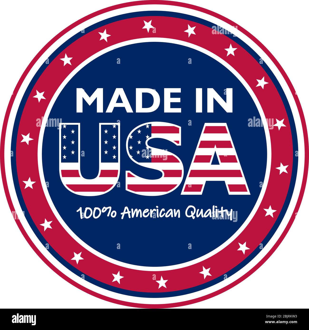 American made sticker hi-res stock photography and images - Alamy