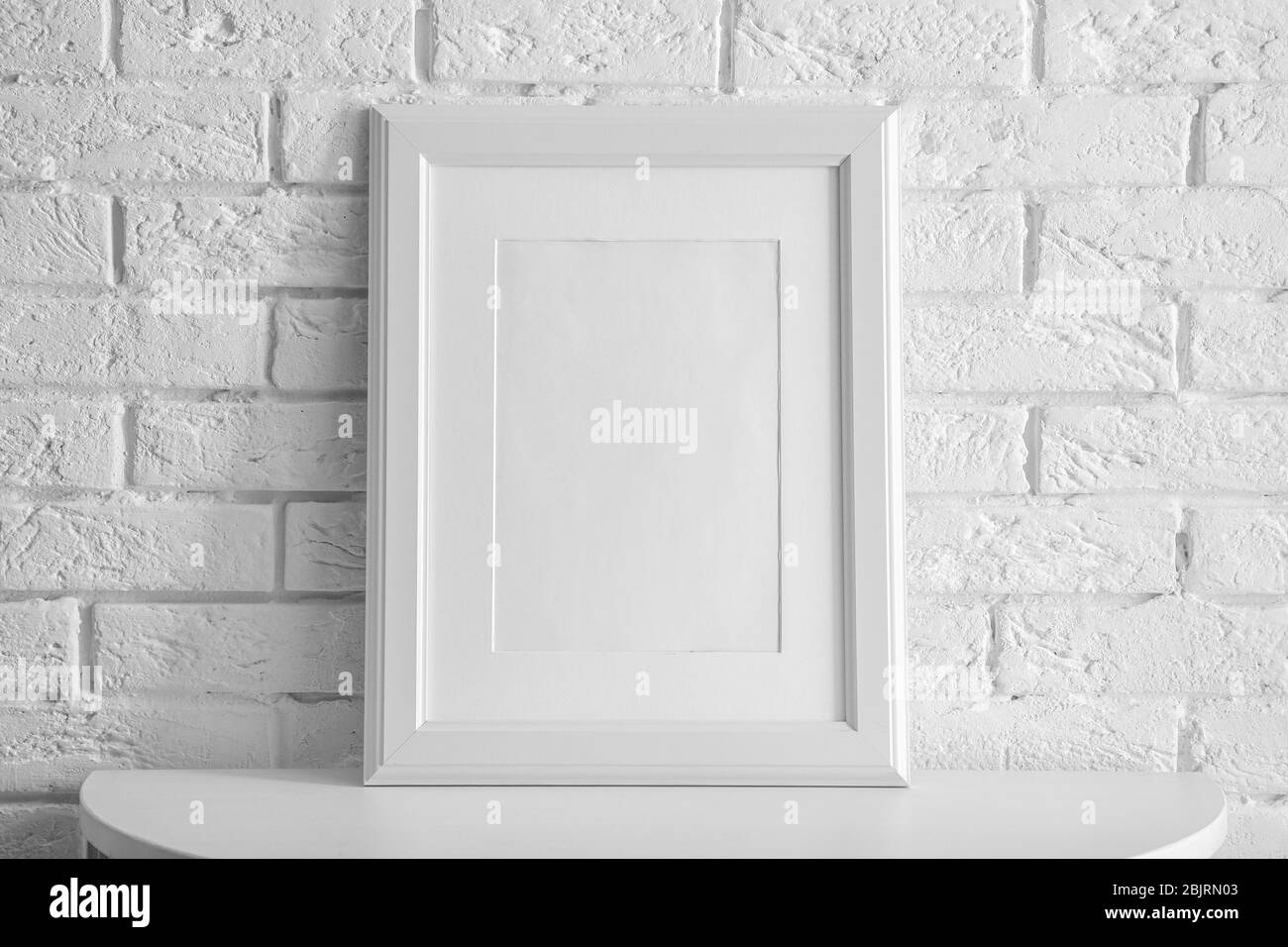 Rectangular mock up frame Black and White Stock Photos & Images - Alamy