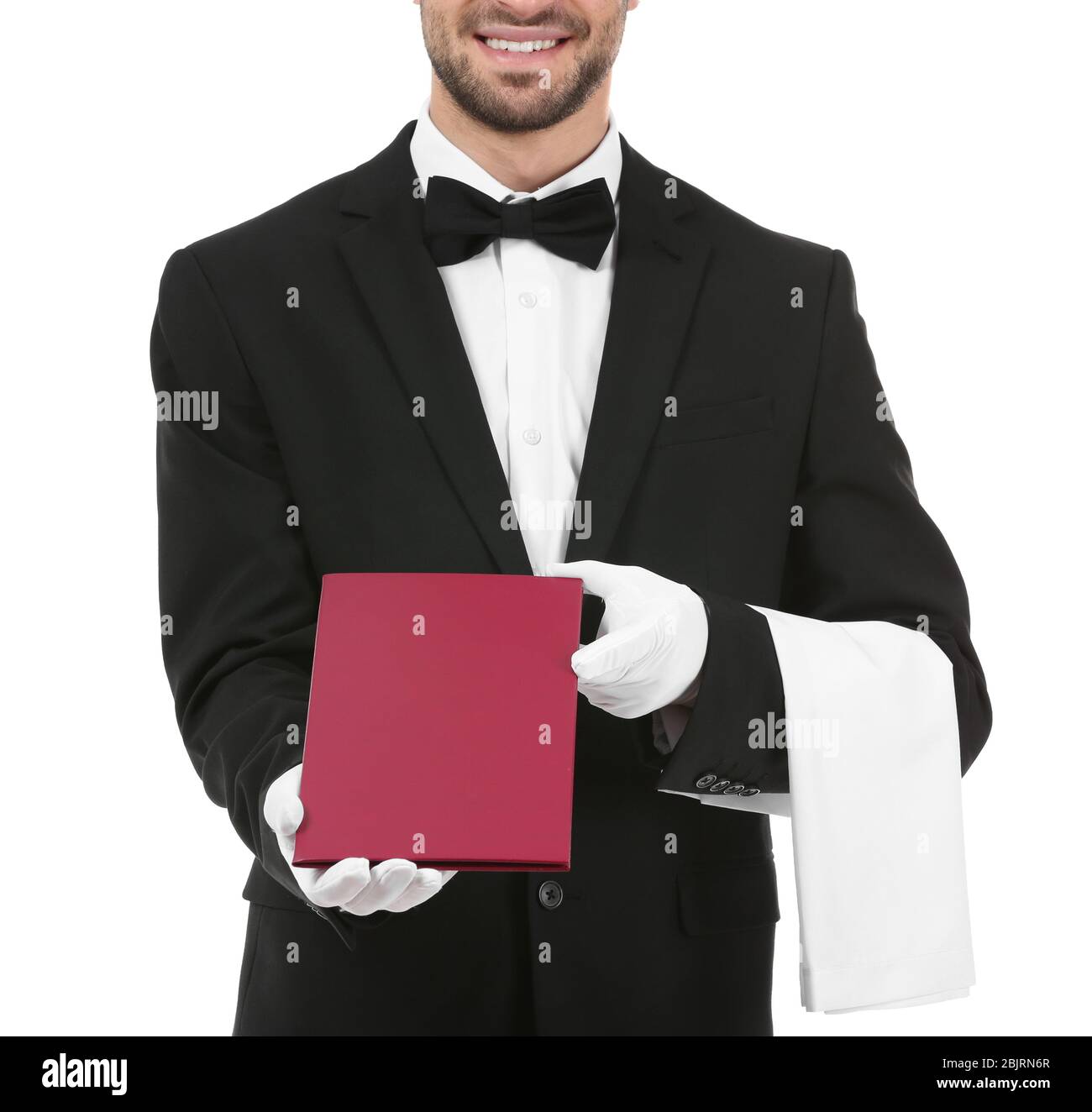 Waiter menu towel hi-res stock photography and images - Alamy