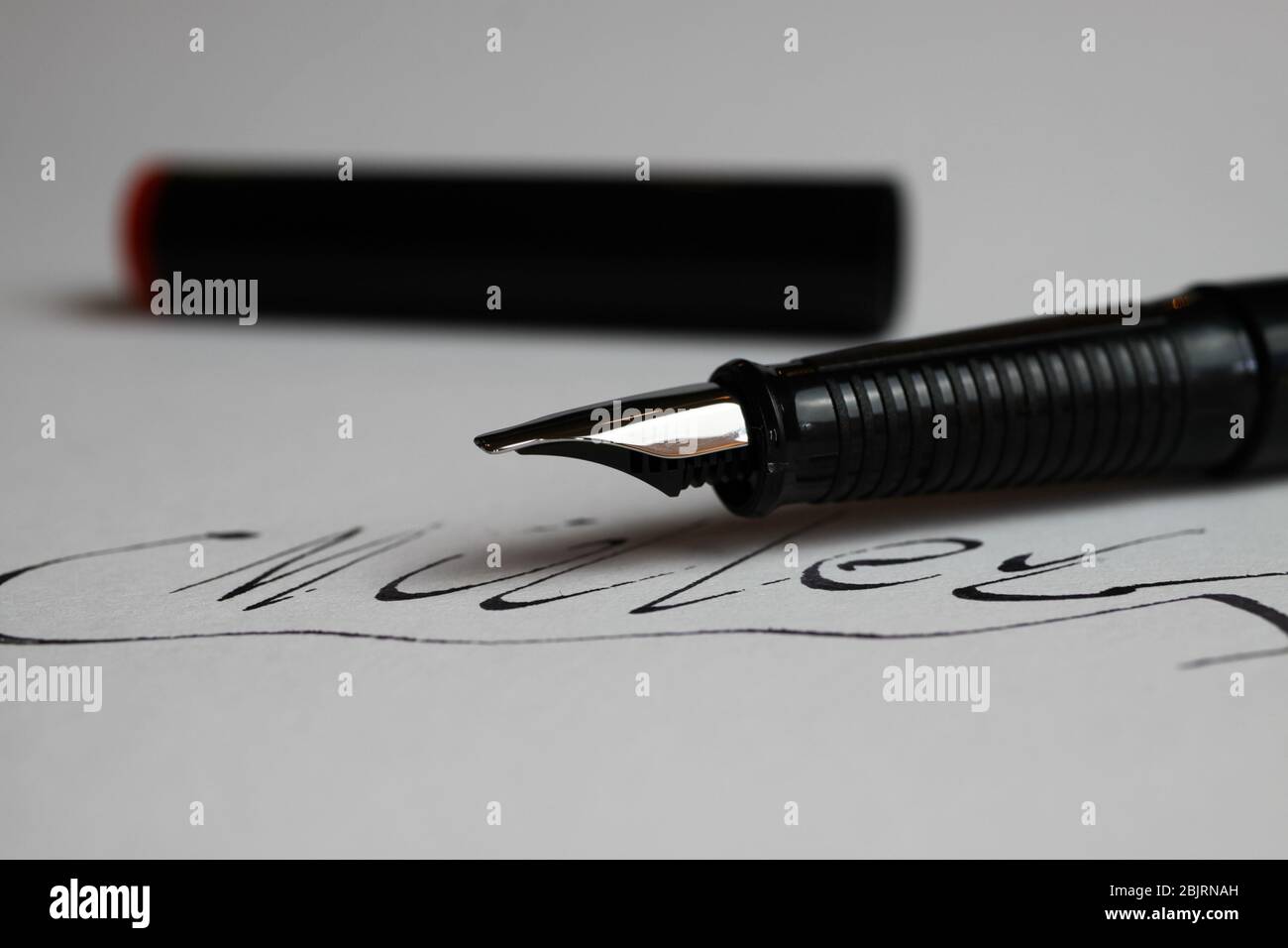 Handwritten ink signature hi-res stock photography and images - Alamy