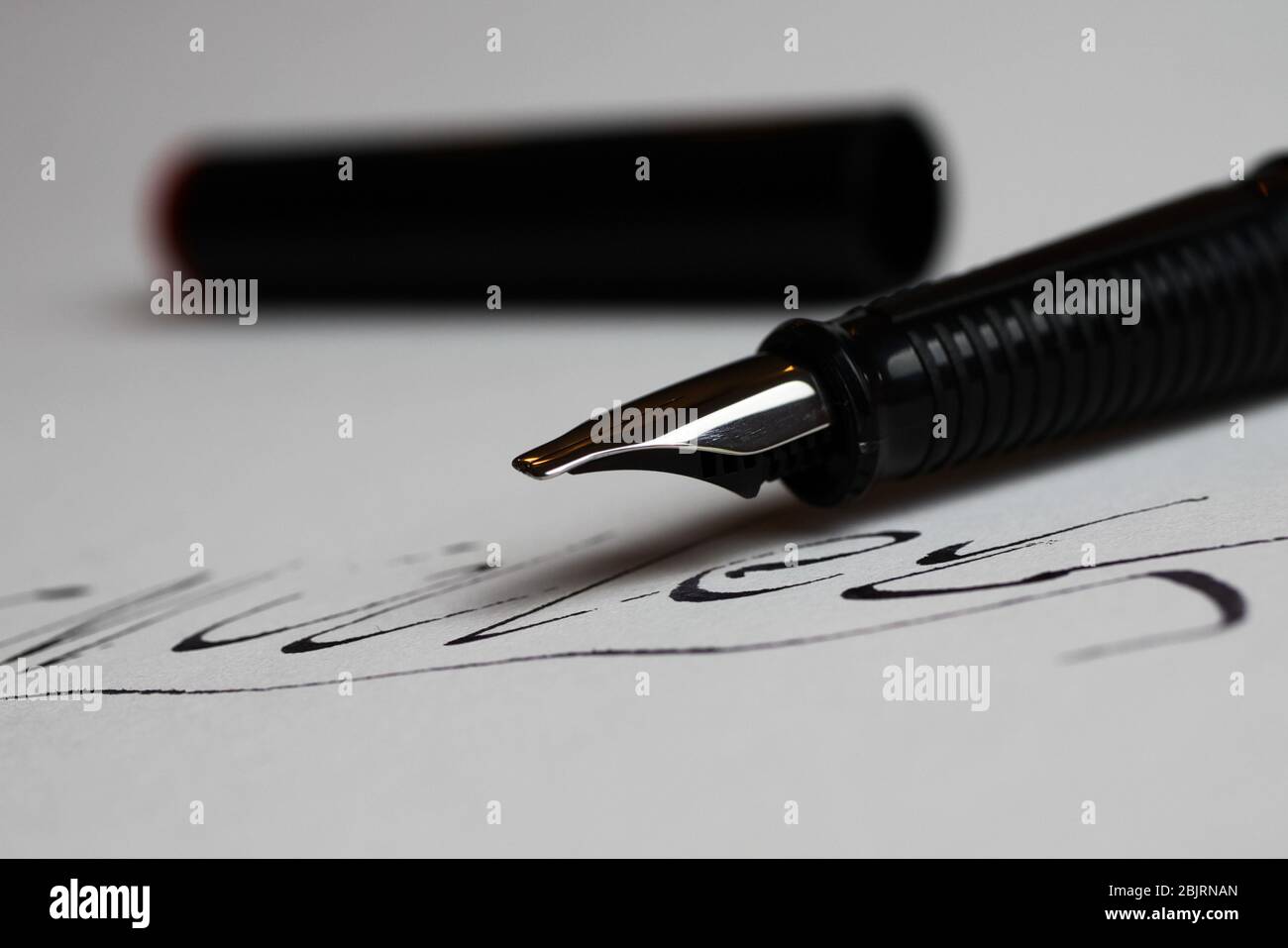 Handwritten ink signature hi-res stock photography and images - Alamy