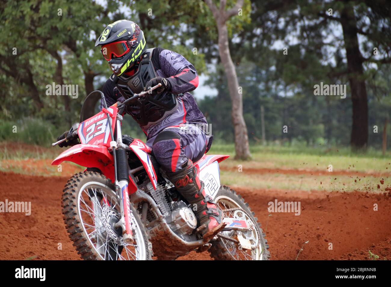 Motocross freestyle jump Stock Photo - Alamy