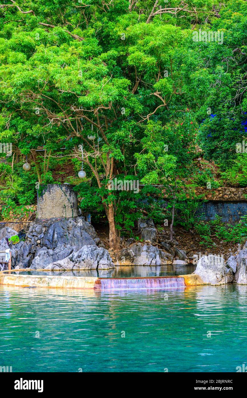 Maquinit Hot Spring at Busuanga island near Coron town, tropical ...