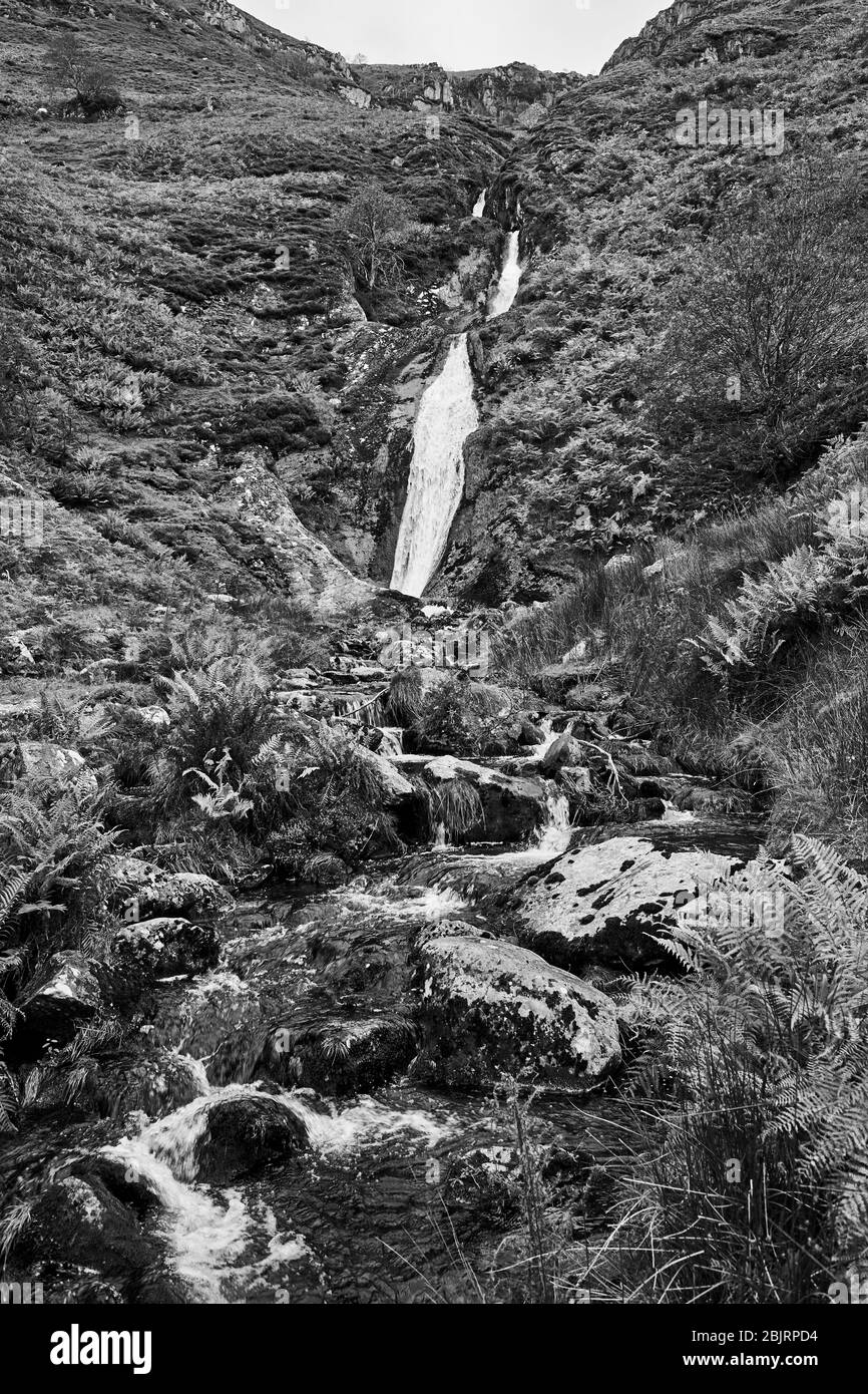 Waterfalls in Aber Valley, North Wales, United Kingdom Stock Photo - Alamy