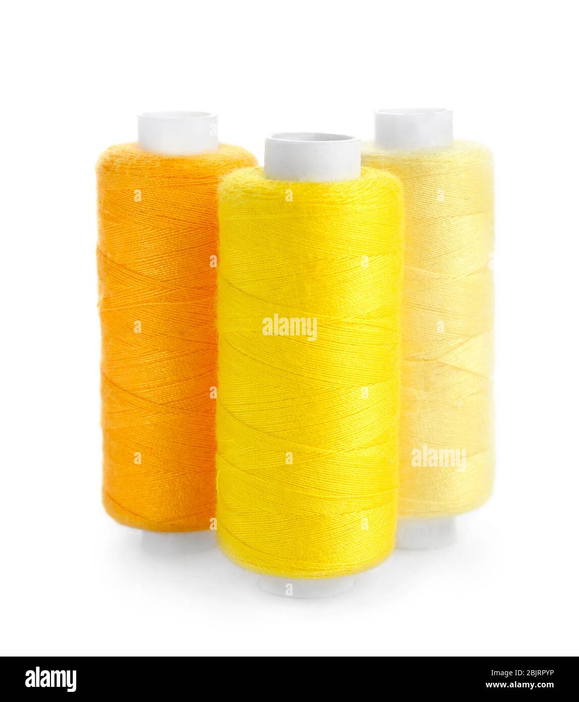 Set of sewing threads on white background Stock Photo - Alamy