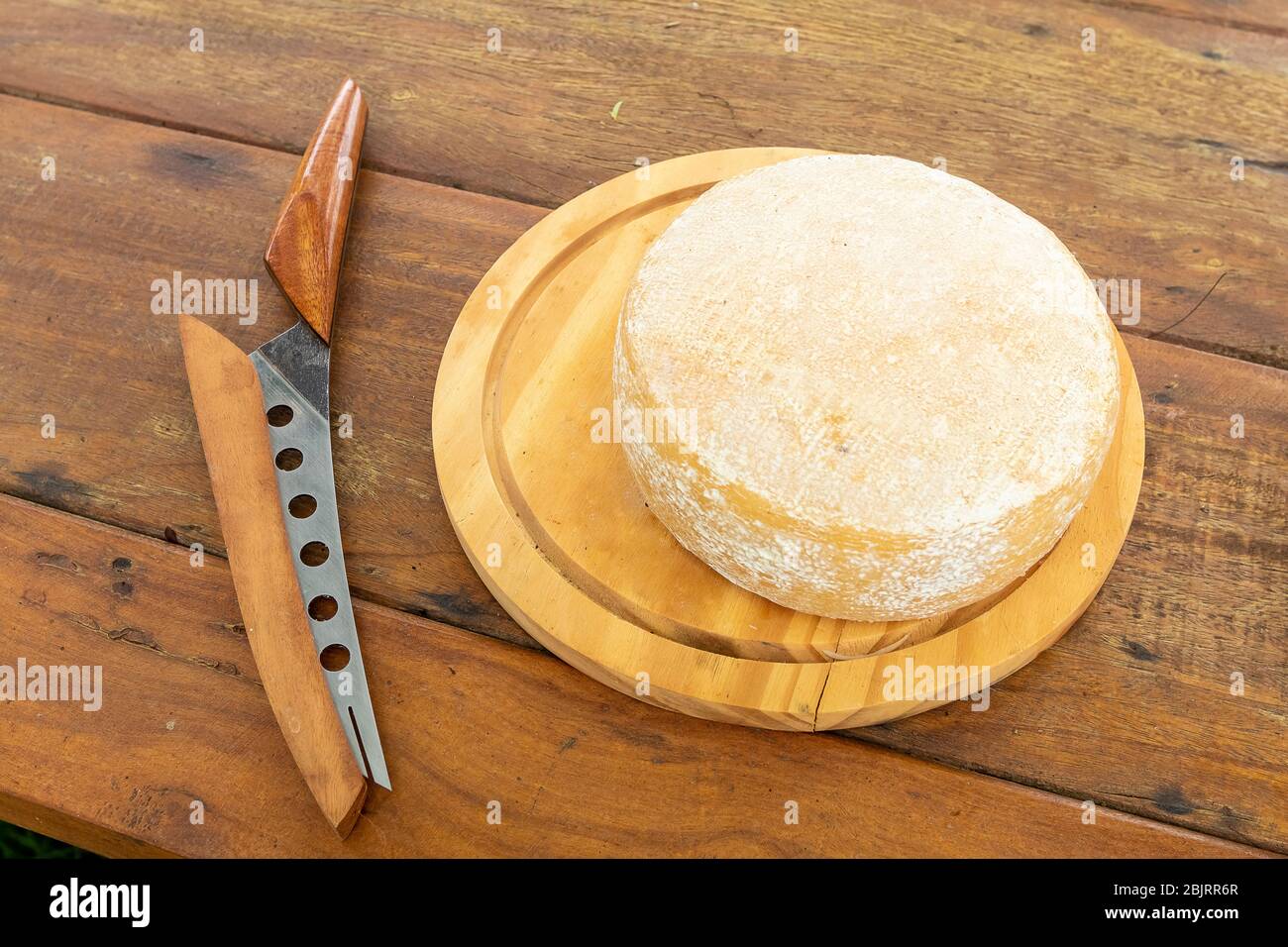 Artisanal cheese from Serra da Canastra made from milk from Caracu and ...