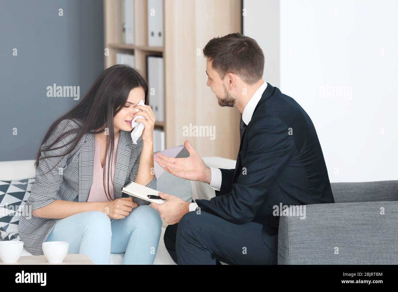 Male psychologist working patient hi-res stock photography and images ...