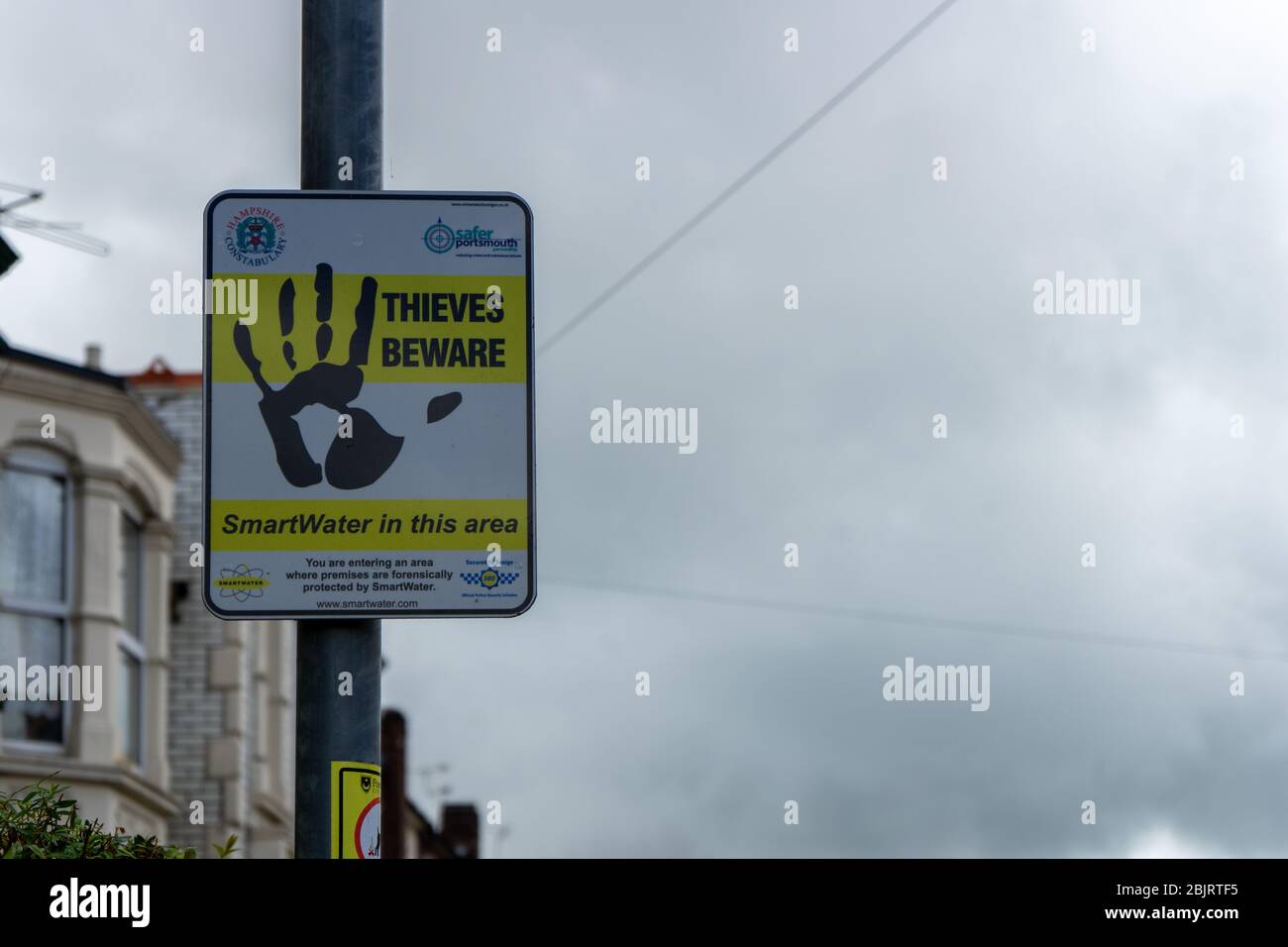 Smart water sign hi-res stock photography and images - Alamy