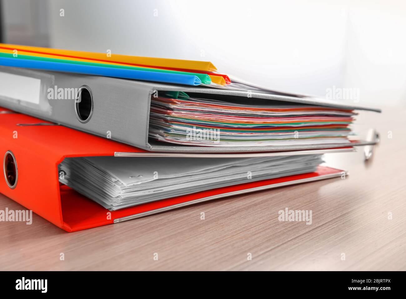 Stack receipt on table hi-res stock photography and images - Alamy