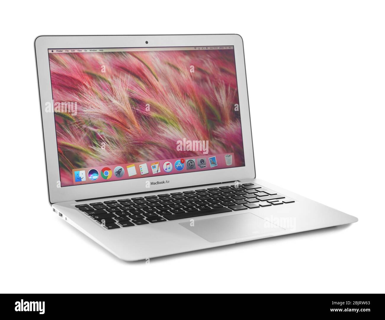 Apple Laptop Pink At Home