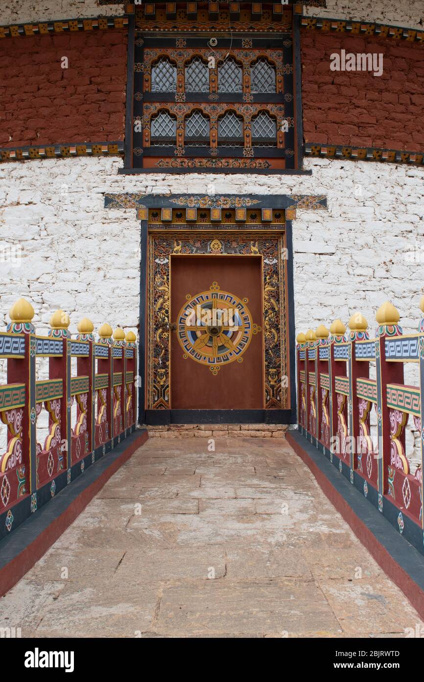 Bhutan, Paro. Ta Dzong aka Taa Dzong, fortress and watchtower ...