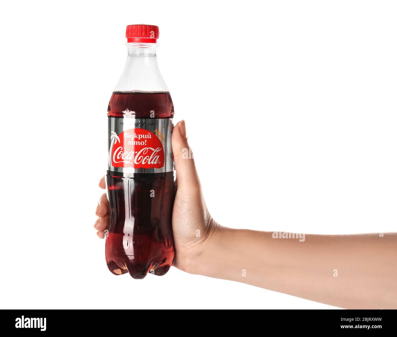 Hand holding coca cola bottle hi-res stock photography and images - Alamy