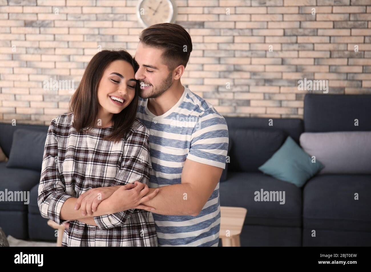 Cute couple dancing laughing hi-res stock photography and images - Alamy