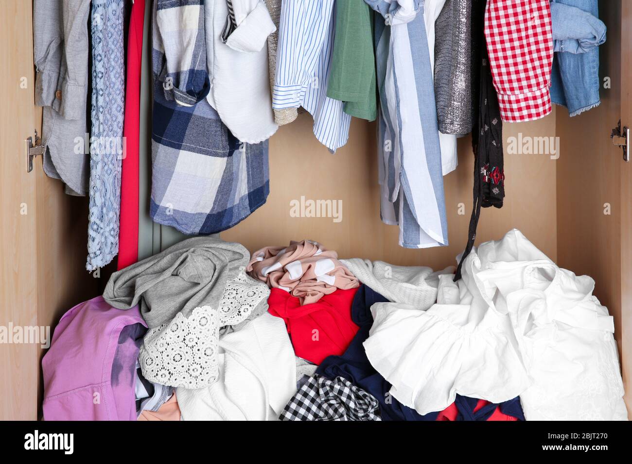 Disorganized wardrobe hi-res stock photography and images - Alamy