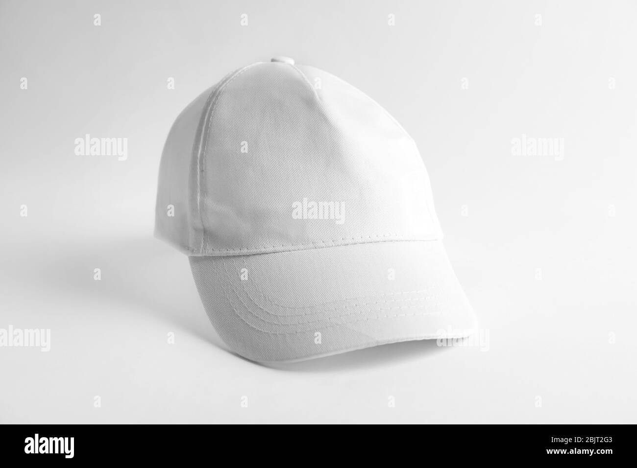 Cap on white background. Mockup for design Stock Photo - Alamy