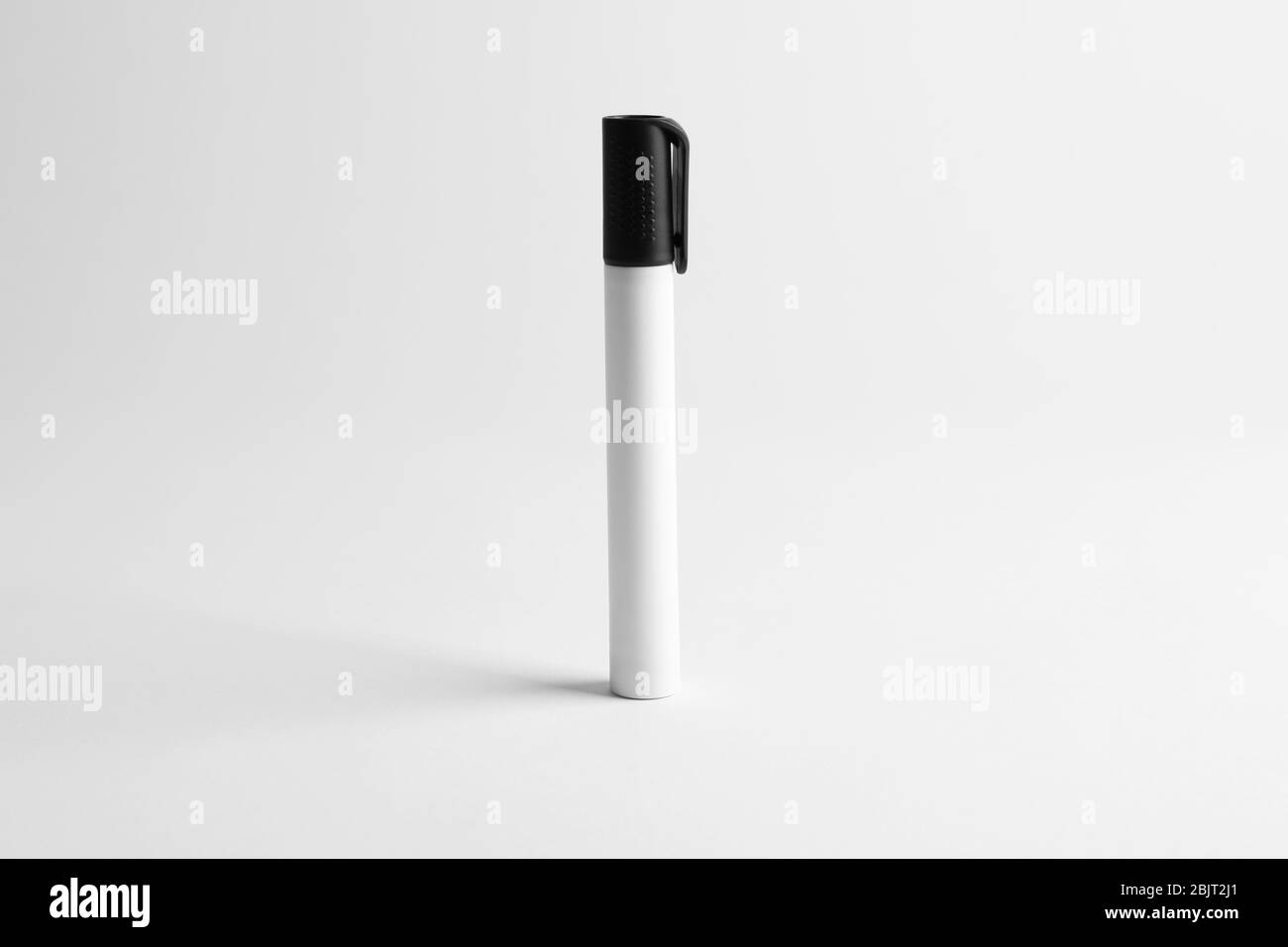 Permanent marker on white background. Mockup for design Stock Photo - Alamy