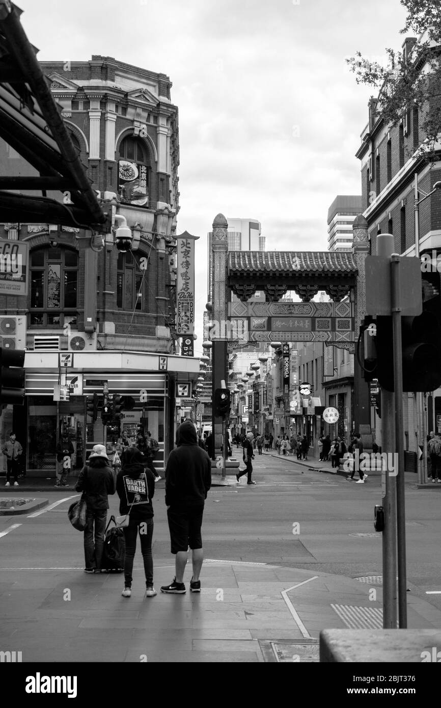 Victoria street sydney Black and White Stock Photos & Images - Alamy
