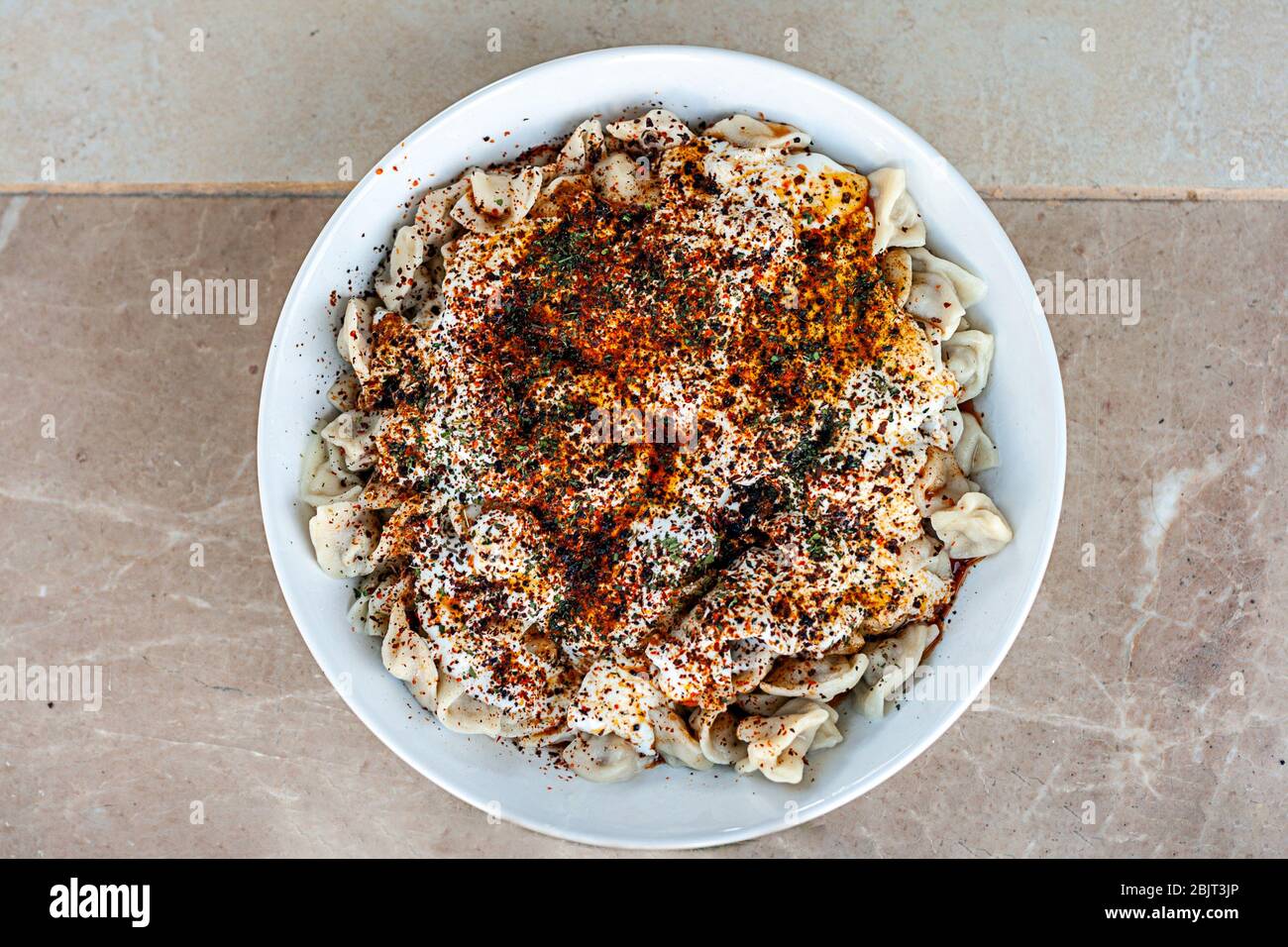 Manti is a type of dumpling popular in most Turkic cuisines, as well as ...