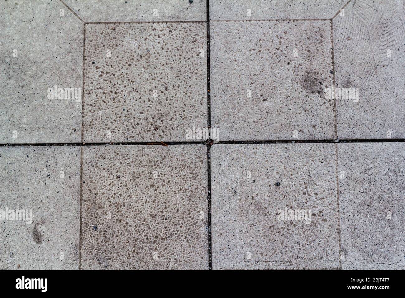 texture of concrete tile white paving the street Stock Photo - Alamy