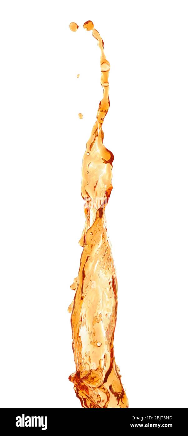 Cola Splash White Background