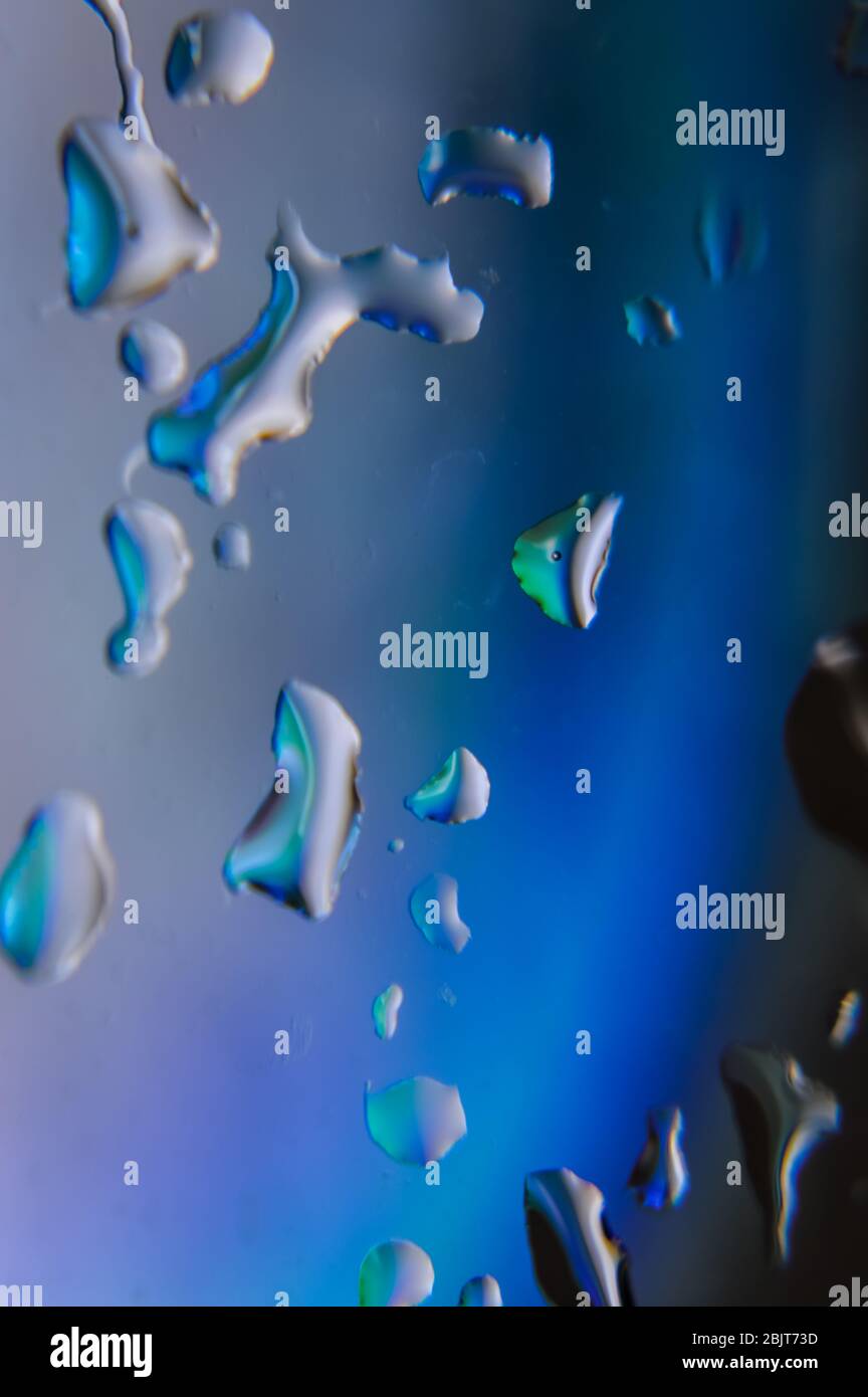 abstract colorful background - waterdrops on background of different ...