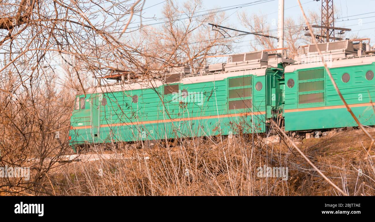 Train ride through spring hi-res stock photography and images - Alamy