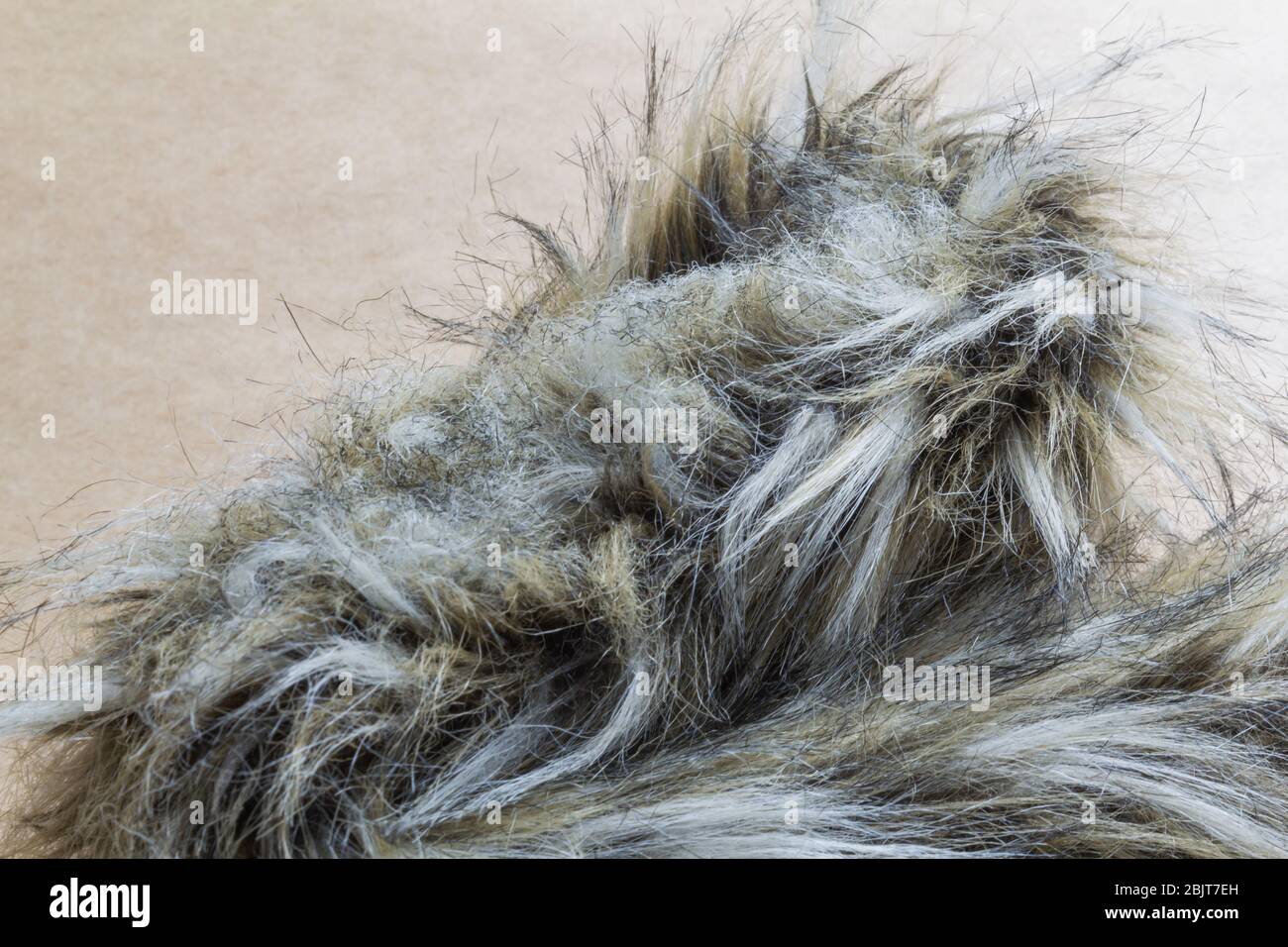 Wool, Fur dark light on a cardboard background Stock Photo - Alamy
