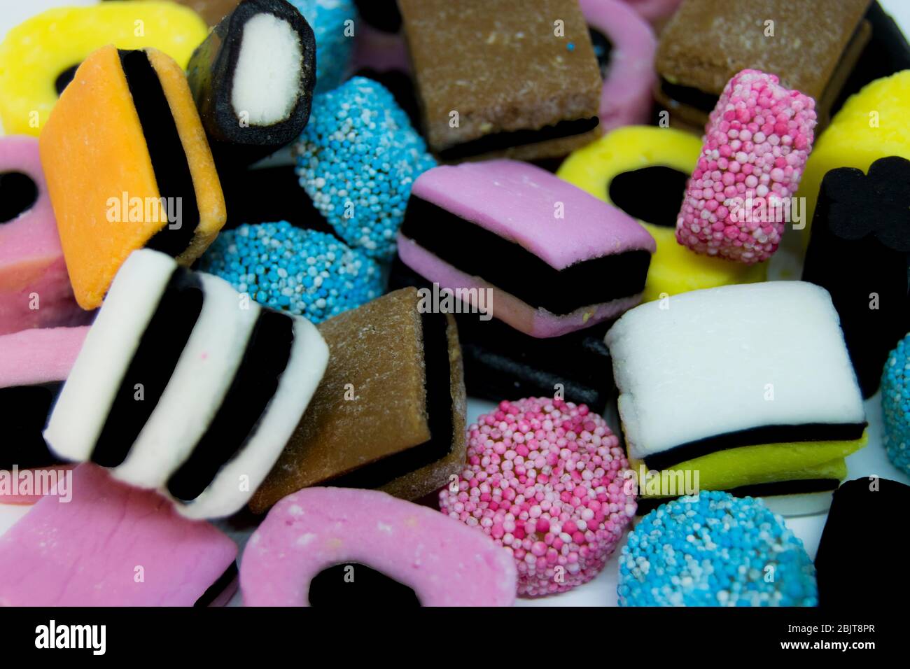 Yellow liquorice allsorts hi-res stock photography and images - Alamy