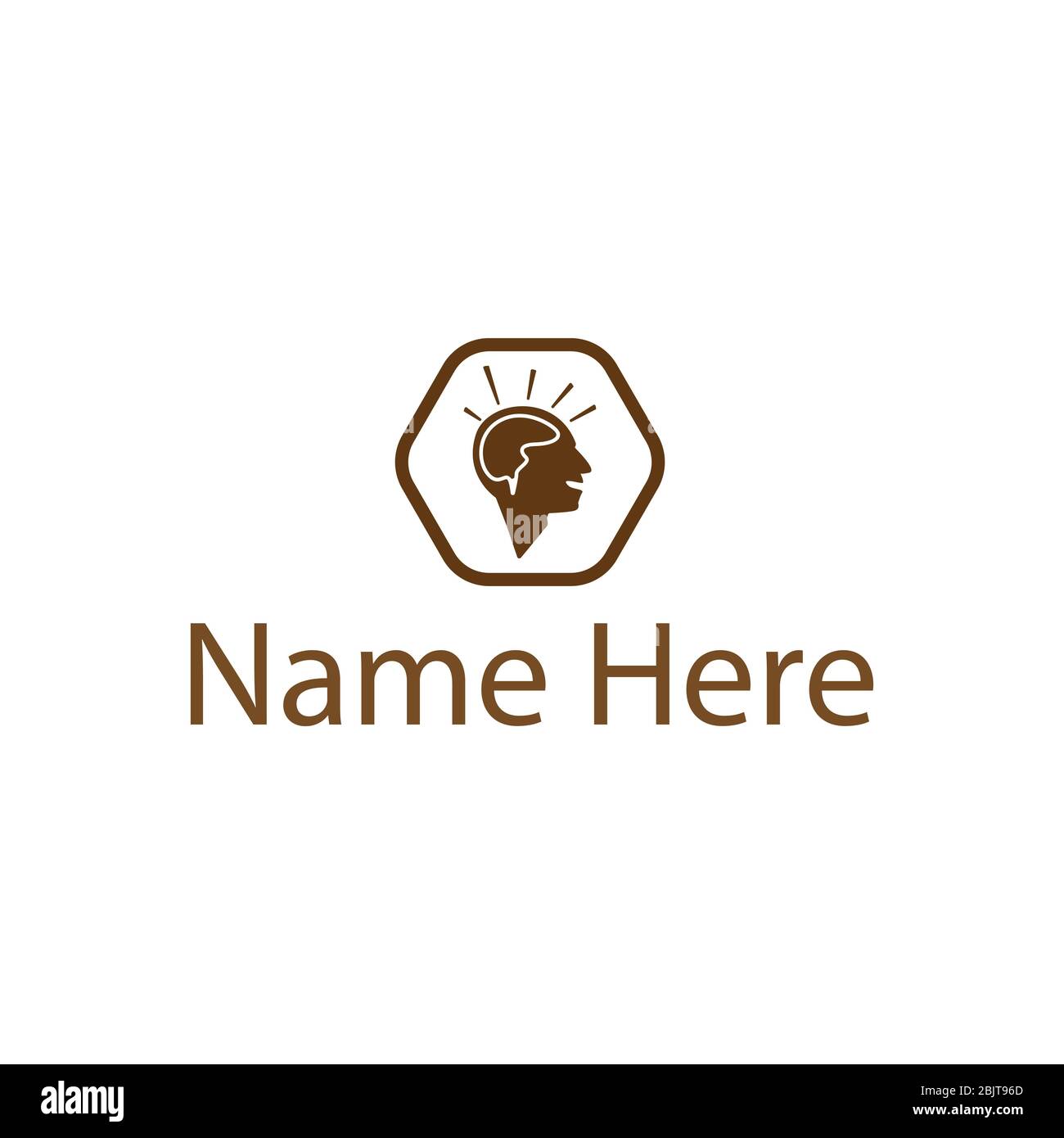 Human brain symbol icon vector hi-res stock photography and images - Alamy