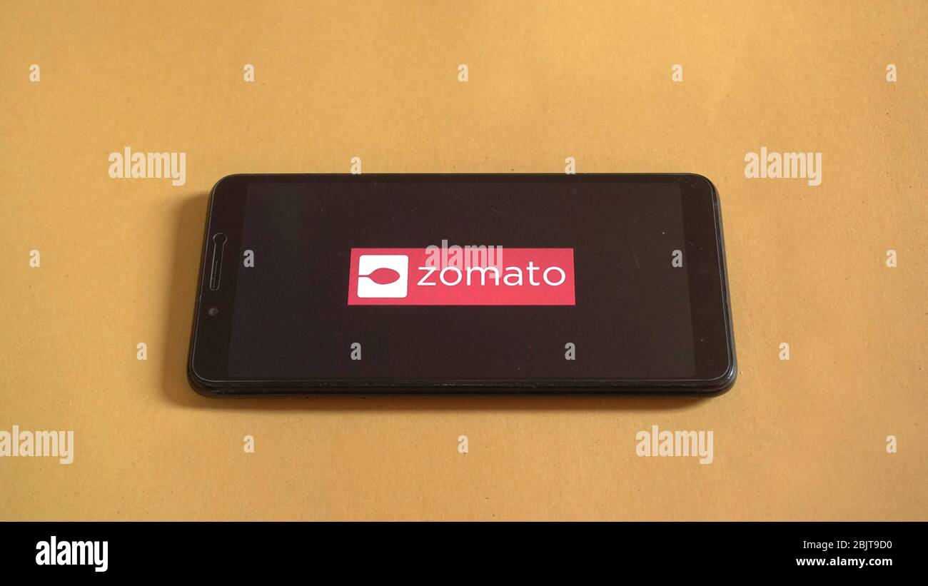 Swiggy app on Screen of mobile , Swiggy is an Indian restaurant ...