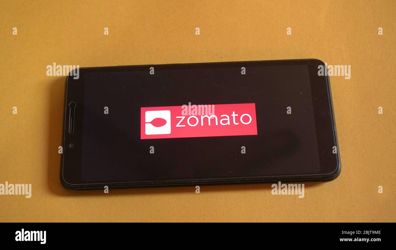 Swiggy app on Screen of mobile , Swiggy is an Indian restaurant ...